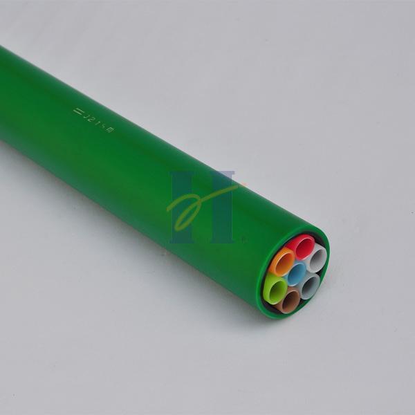 7 Ways 12/10mm HDPE Air Blown Fiber Microduct For Fiber Optic Cable ...