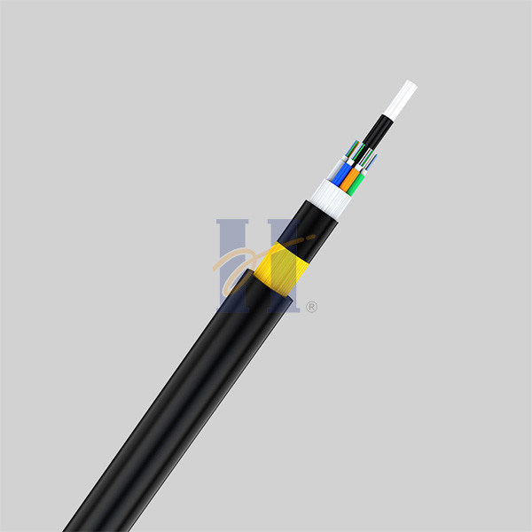 96F Non Metallic ADSScable Overhead Aerial Cable 100m Span