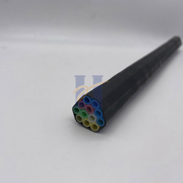 12 Way 5/3.5mm HDPE Air Blown Fiber Microduct Micro Fiber Cable LSZH Sheath