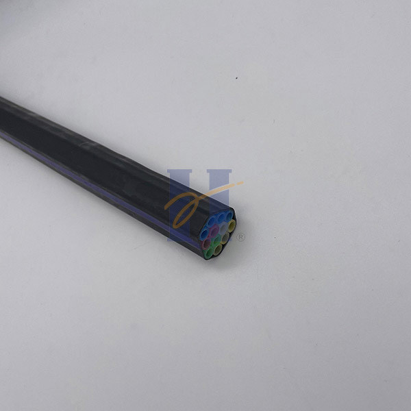 12 Way 5/3.5mm HDPE Air Blown Fiber Microduct Micro Fiber Cable LSZH Sheath