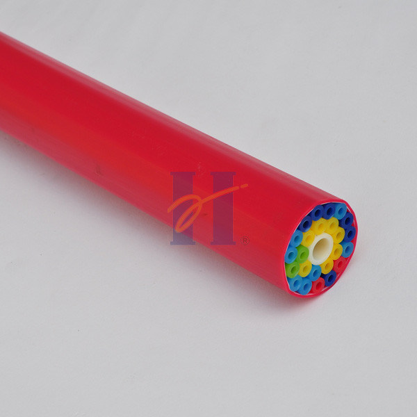 24 Ways 5/3.5mm HDPE Air Blown Fiber Microduct For Air Jetting ...