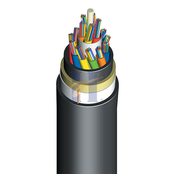 FRP ADSS Fiber Cable 60 Core Overhead Line Cable Single Mode
