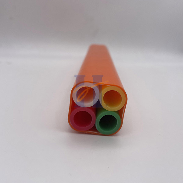4 Ways 12/10mm HDPE Micro Duct Air Blown Fiber Microduct for Installing ...