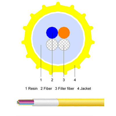 FTTH Air Blown Fiber EPFU with Customized Fiber Color Code